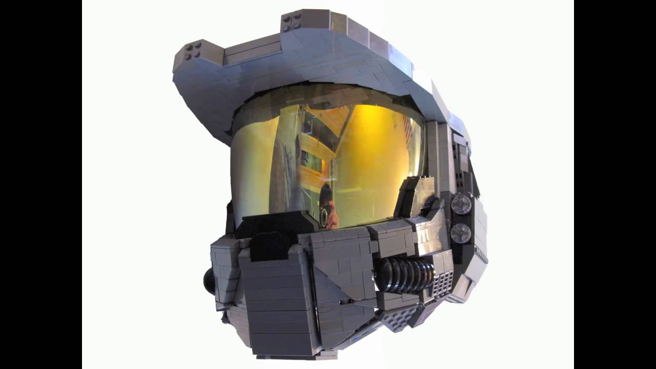Lego Master Chief Helmet - YouTube