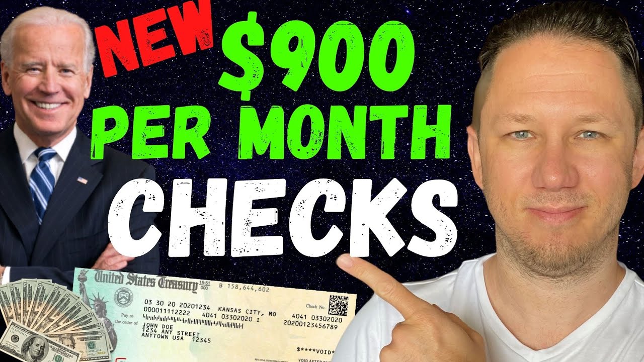 NEW $900 PER MONTH CHECKS & Fourth Stimulus Package Update Today 2022 ...