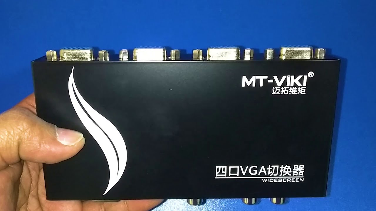 4 Port VGA Switch | Connect Multiple Monitor | Unboxing | Tech House ...