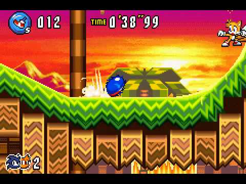 Sonic Advance 3 - Sunset Hill, Physics demonstration - YouTube