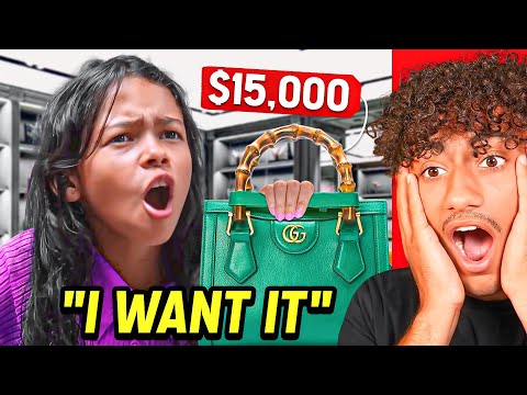 KID ONLY BUYS DESIGNER CLOTHES!!