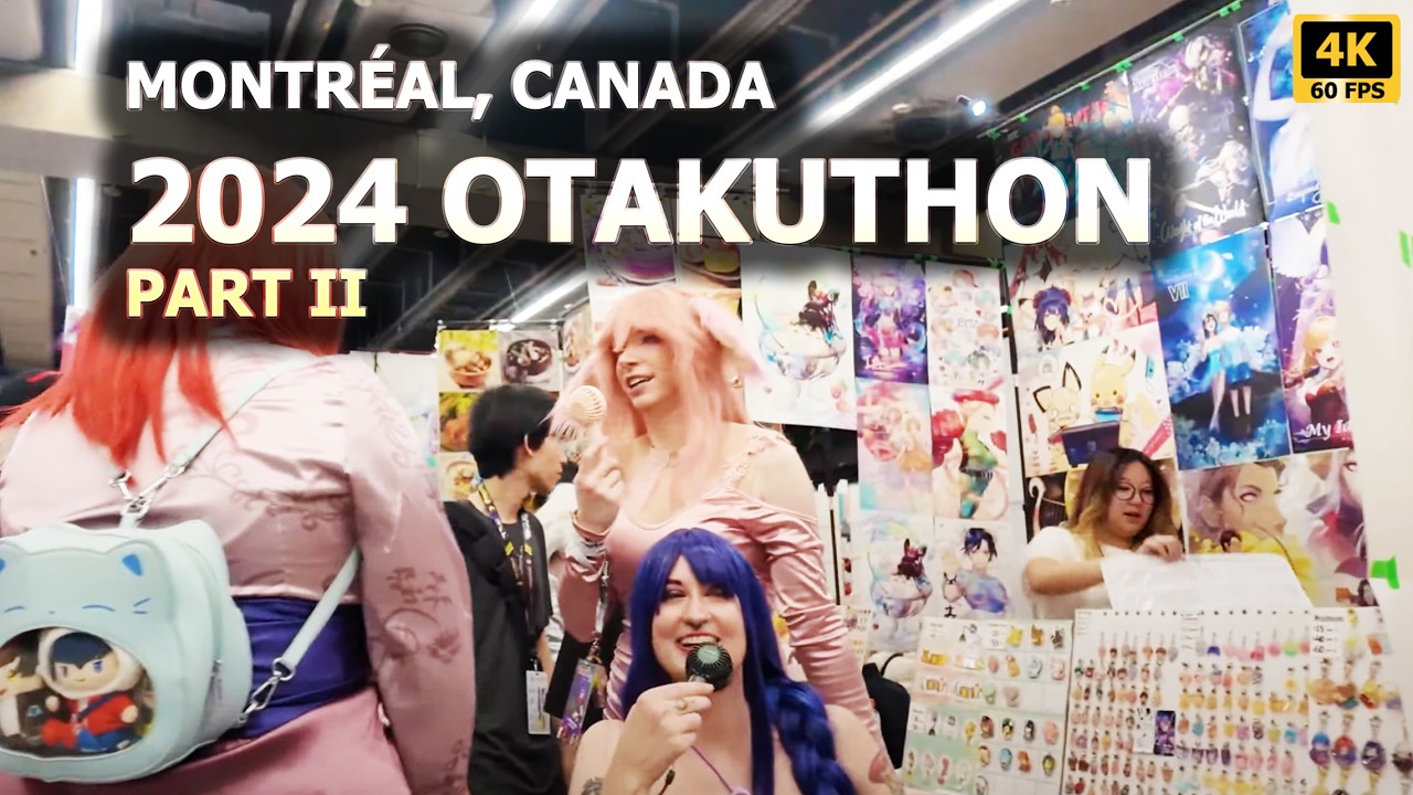 Walking Tour at Montreal Otakuthon 2024 Part 2: Explore the Exciting ...