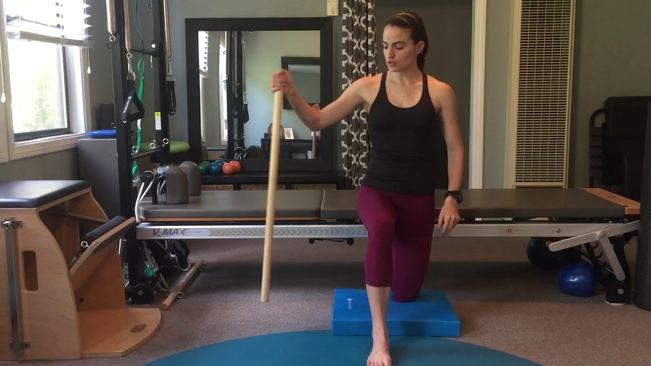 Anterior hip flexor and rectus femoris stretch part 2 - YouTube