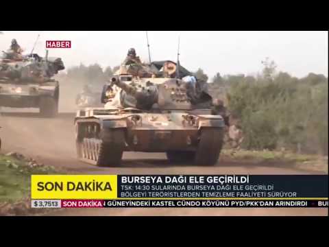 Suriye Türk Askeri Harekat Türk Silahlı Kuvvetleri Zeytin Dalı Afrin Operasyonu