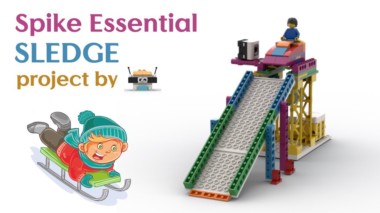 Sledge Lego Spike Essential - YouTube