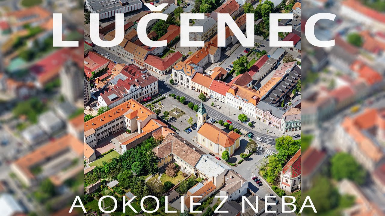 Lučenec a okolie z neba - YouTube