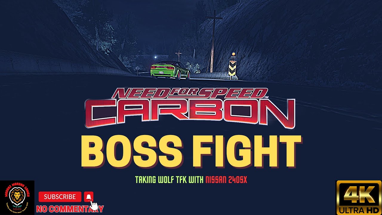 DEFEATING WOLF TFK WITH NISSAN 240 SX (4K UHD) NO COMMENTARY #nfs # ...