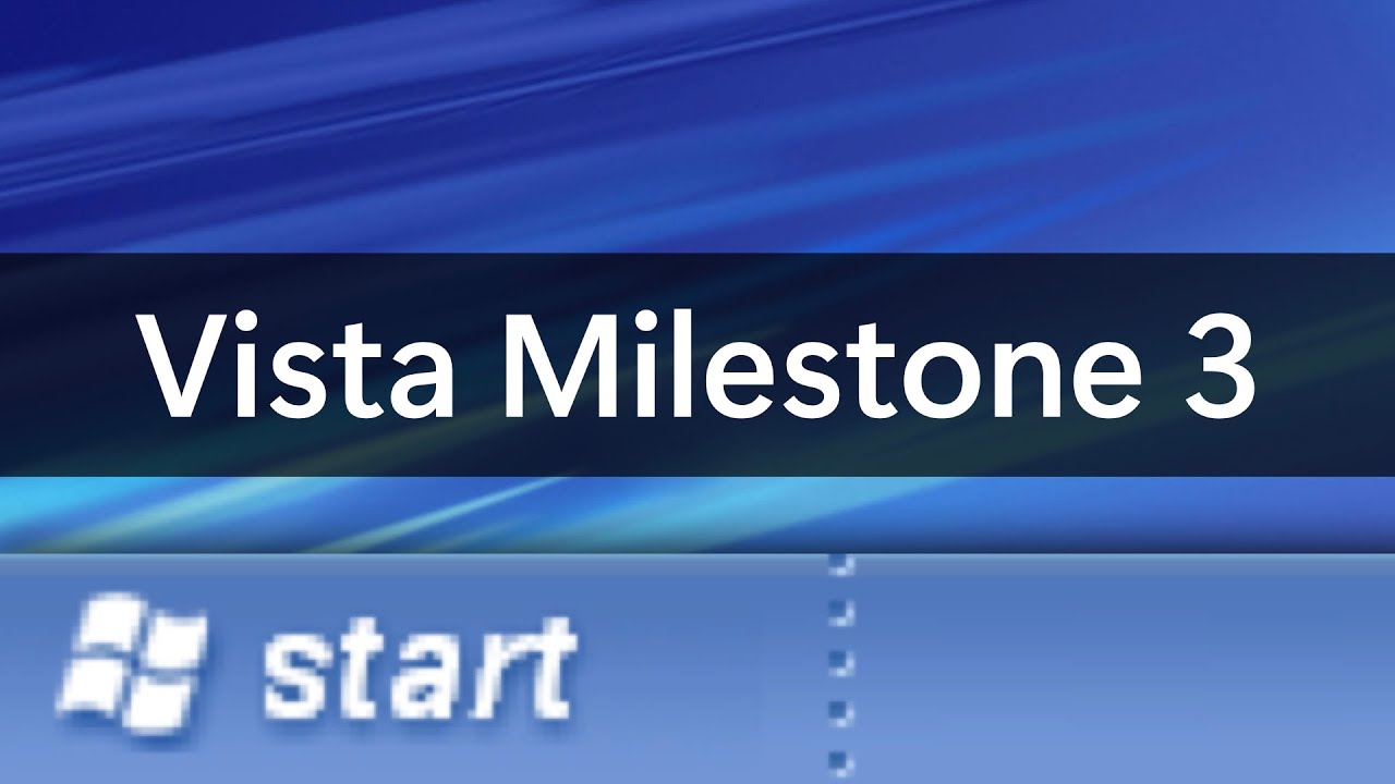 Revisiting Windows Vista Milestone 3! - YouTube