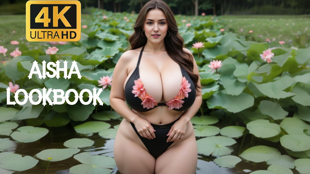 [4K] Aisha AI Lookbook Hot girl Plus size model outfit Fashion style - YouTube