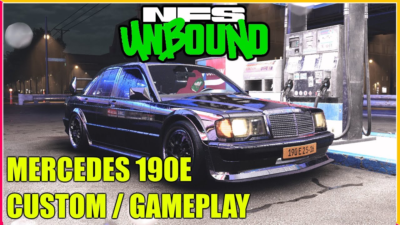 Need For Speed Unbound : SLEEPER MERCEDES ! 190E CUSTOM / GAMEPLAY ...