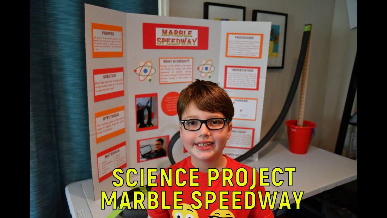 MARBLE SPEEDWAY (SCHOOL SCIENCE PROJECT 2020) - I BUILT MY OWN MARBLE ...
