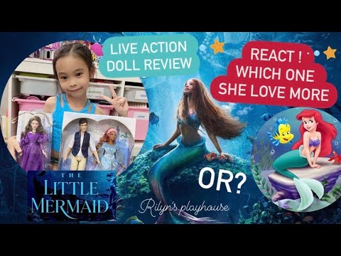 The Little Mermaid Live action 2023 and doll Review. - YouTube