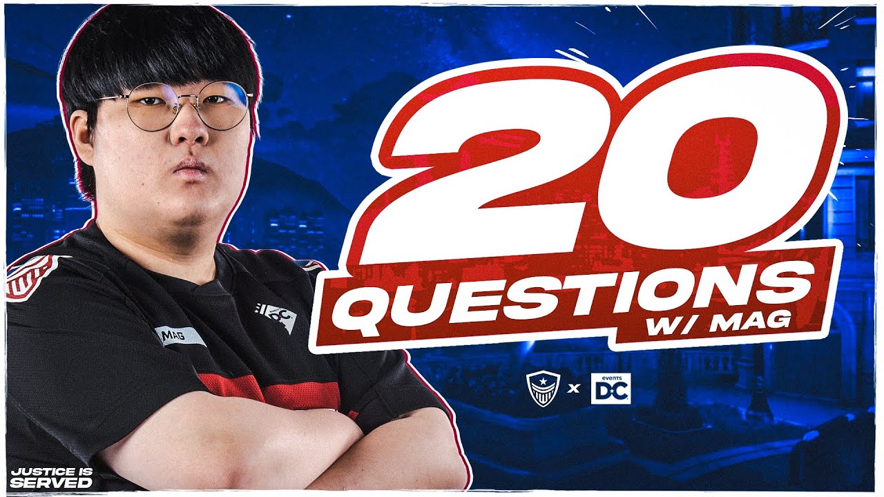 Overwatch League tank player Mag plays 20 Questions presented by Events ...