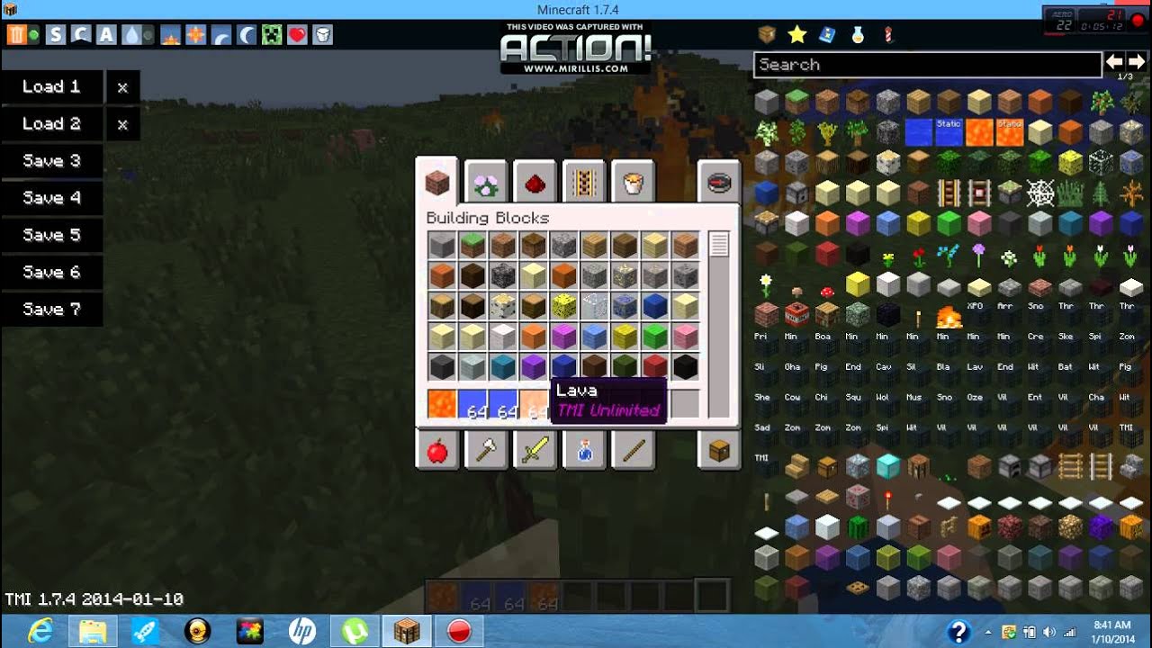 Minecraft Mod Showcase:ToomanyItems - YouTube