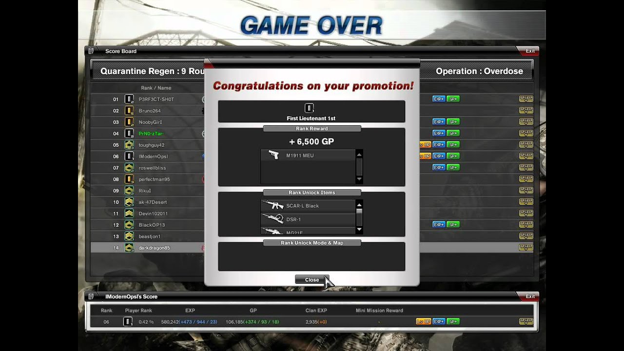 Combat Arms Ranking To 1LT - YouTube