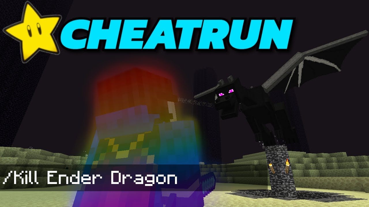 Speedrunning Without Skill (by cheating) | Minecraft Cheatrun - YouTube