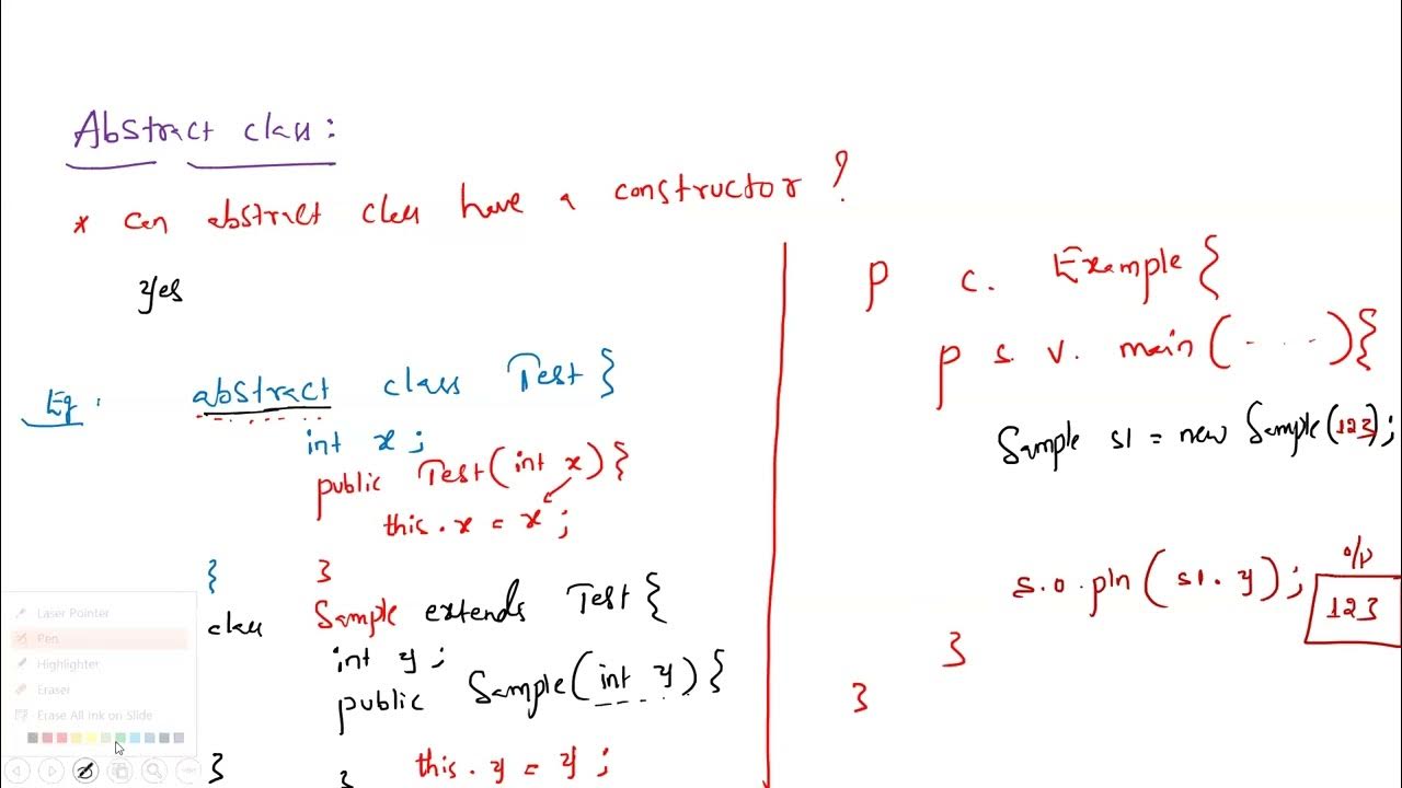 10. Java OOPs - Abstract class and interface intro - YouTube