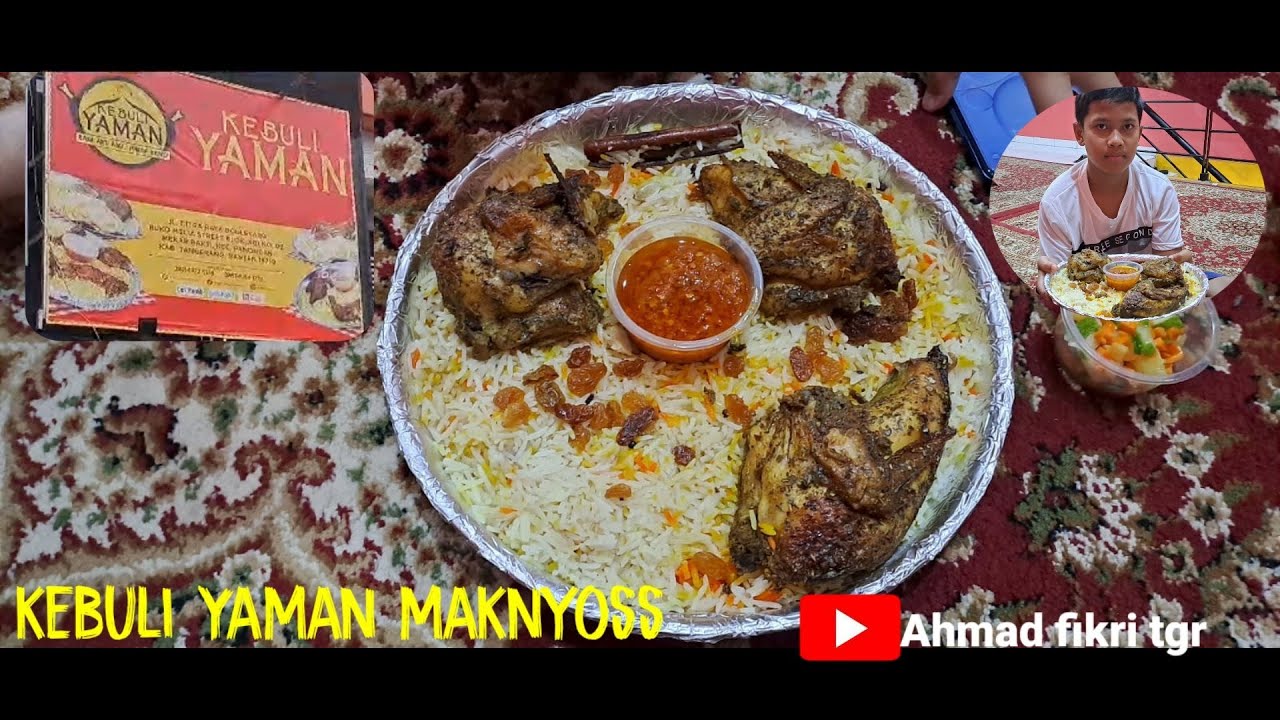 Wisata kuliner nasi kebuli Yaman||satu nampan ber empat sampe ...