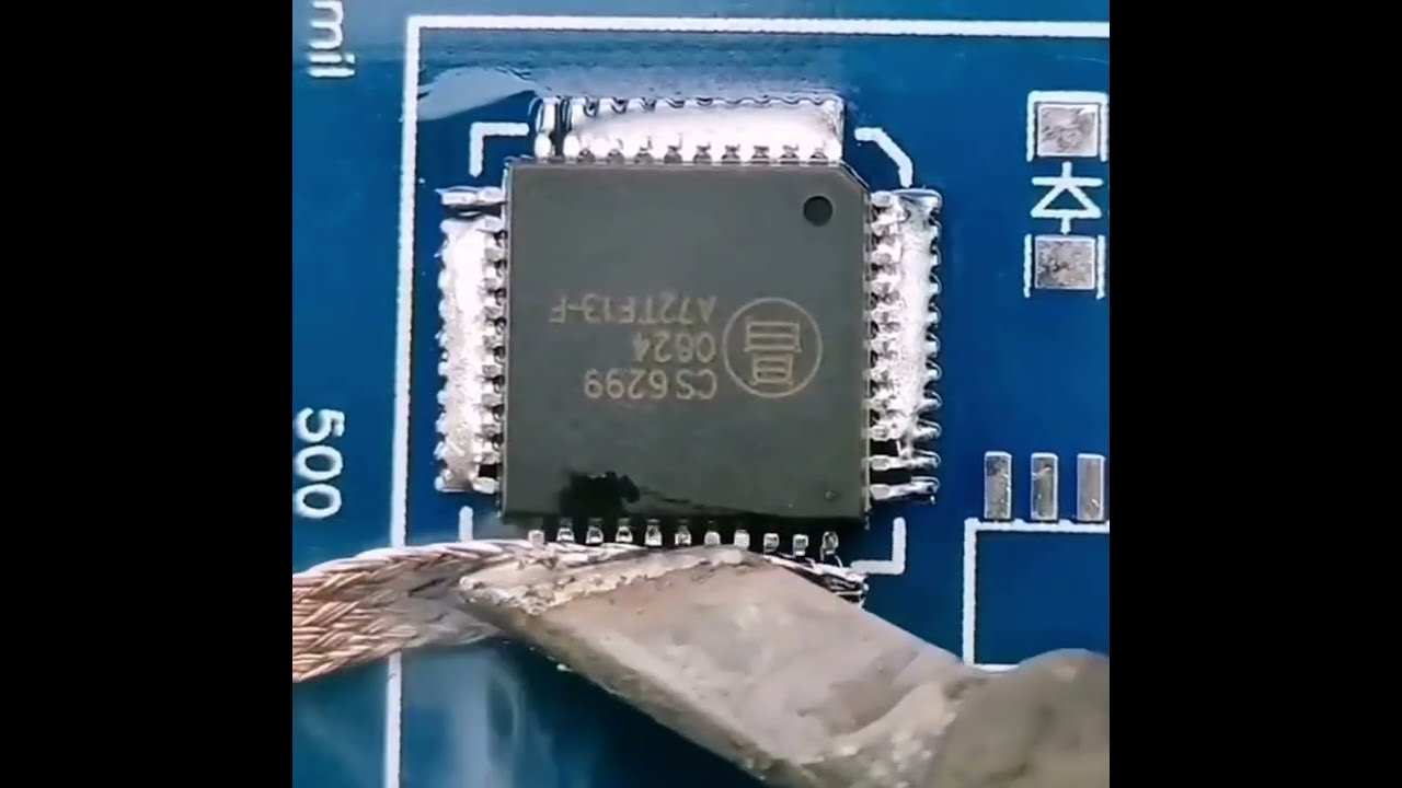 Desoldering ic Techniques Hand Desoldering Techniques #ic #soldering # ...