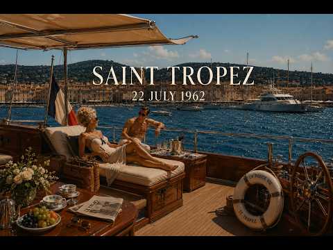 July in St. Tropez 1962 🚤 Old Money Vibes & Golden Sunsets