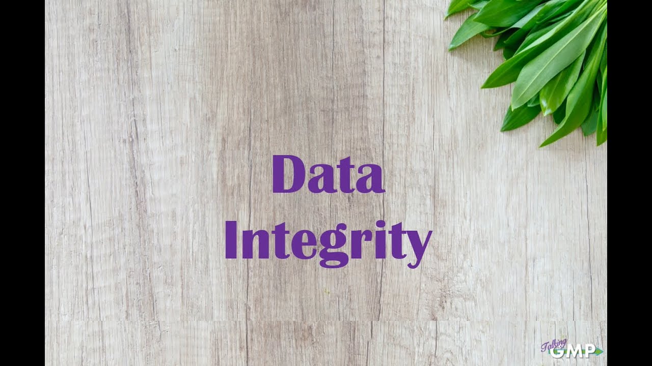 Talking GMP - Data Integrity - YouTube