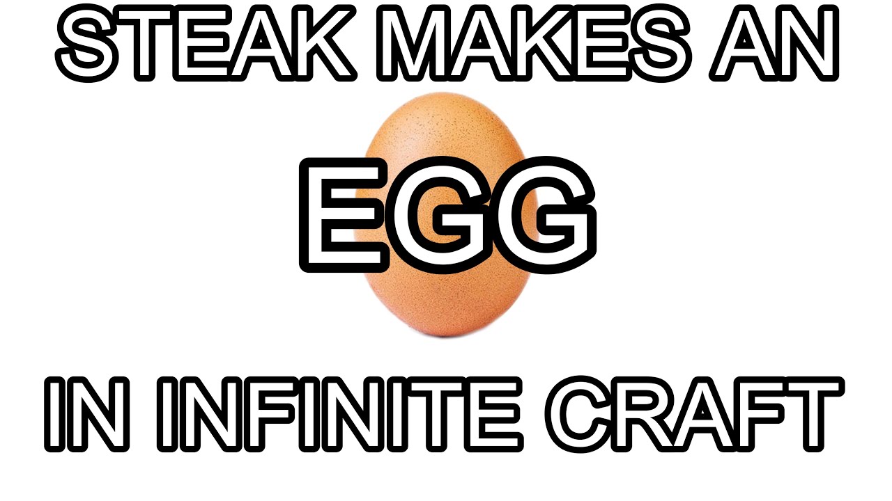 steak makes an egg in infinite craft!!!! - YouTube