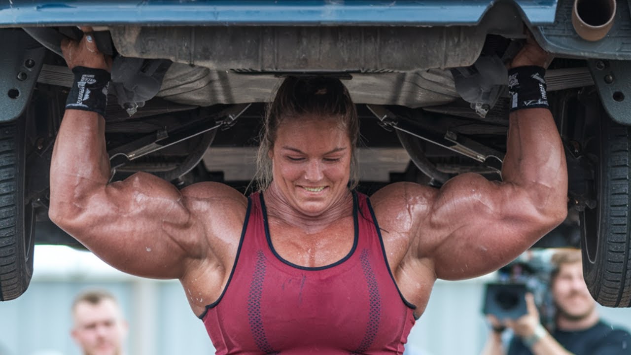 NEVER SEEN SUCH A STRONG FEMALE BODYBUILDER , WOMAN WITH STEEL BICEPS ...