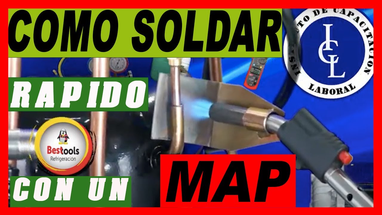 CÓMO SOLDAR con MAP fácil y rápido⚒️ ️Protecto envolvente para pico de ...