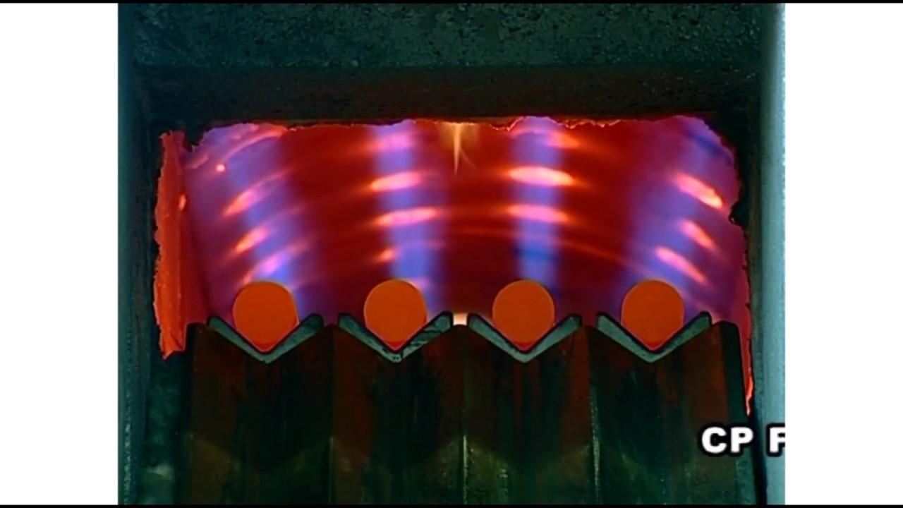 2 /4 rail Gas billet-slug heating furnace for forging made in Italy ...