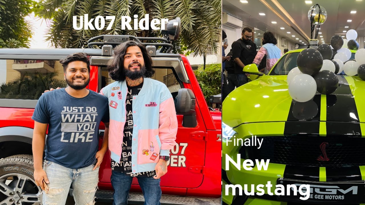 Finally met him - UK07 Rider and his all new MustangGT @TheUK07Rider # ...