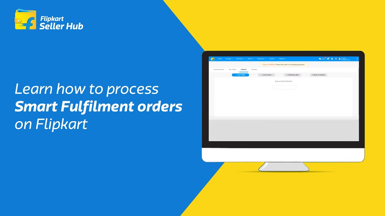 How to process Smart Fulfilment orders on Flipkart I Step by step guide ...