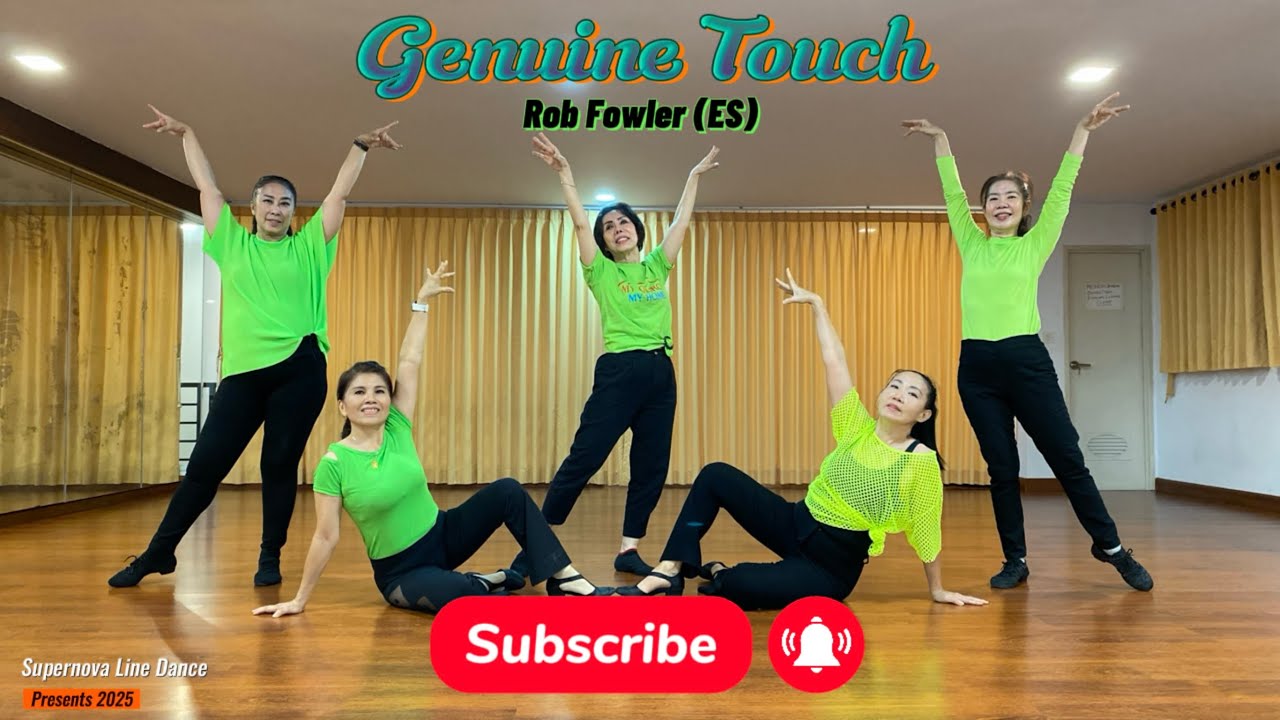 Genuine Touch - Line Dance || Demo by Supernova Line Dance - YouTube