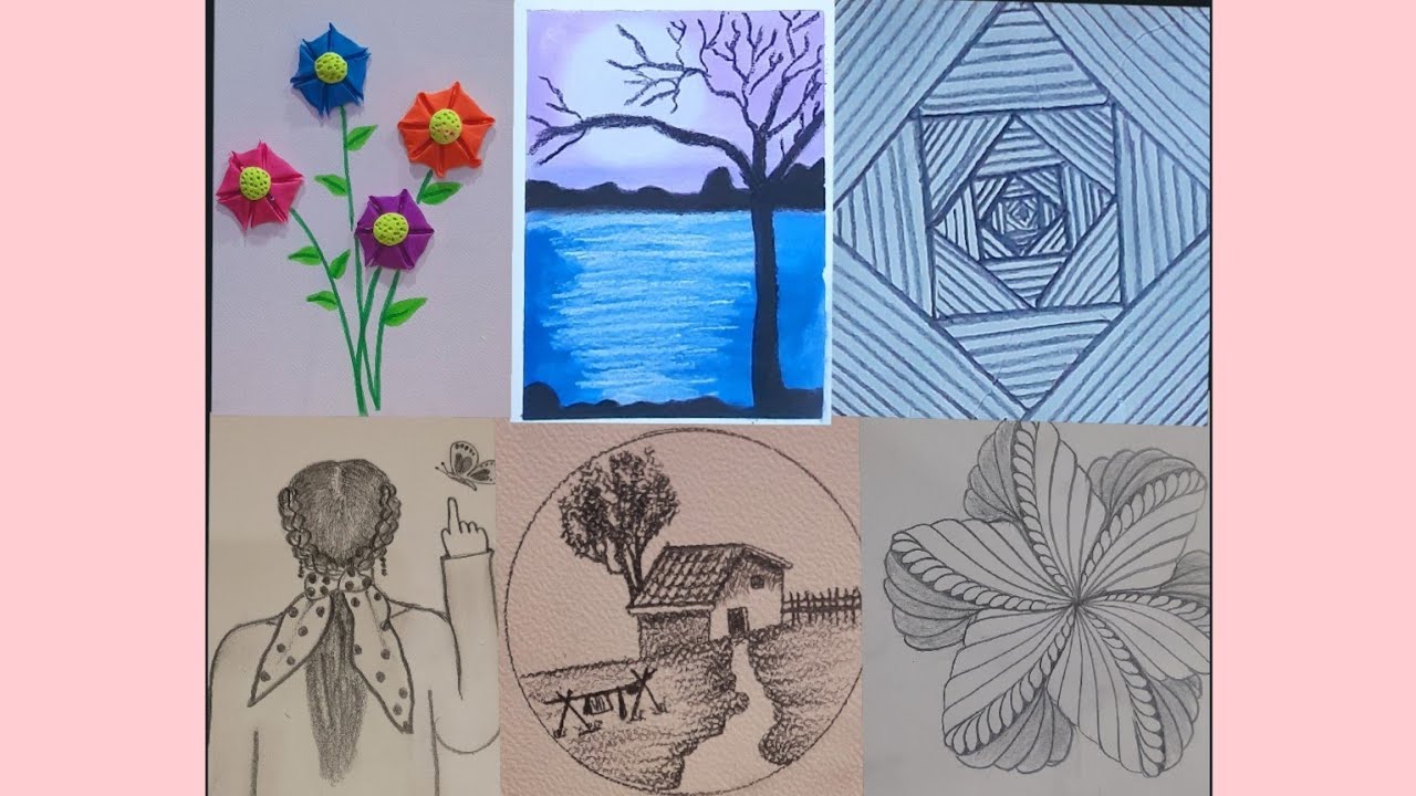 8 Easy and Beautiful Drawing Ideas|Simple Drawings For Beginners ...