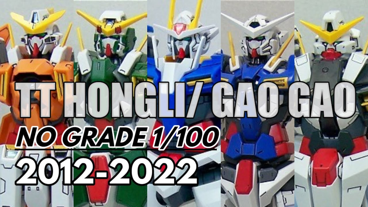 Every No Grade 1/100 Gundam Kits Released by TT Hongli/ Gao Gao So Far - YouTube