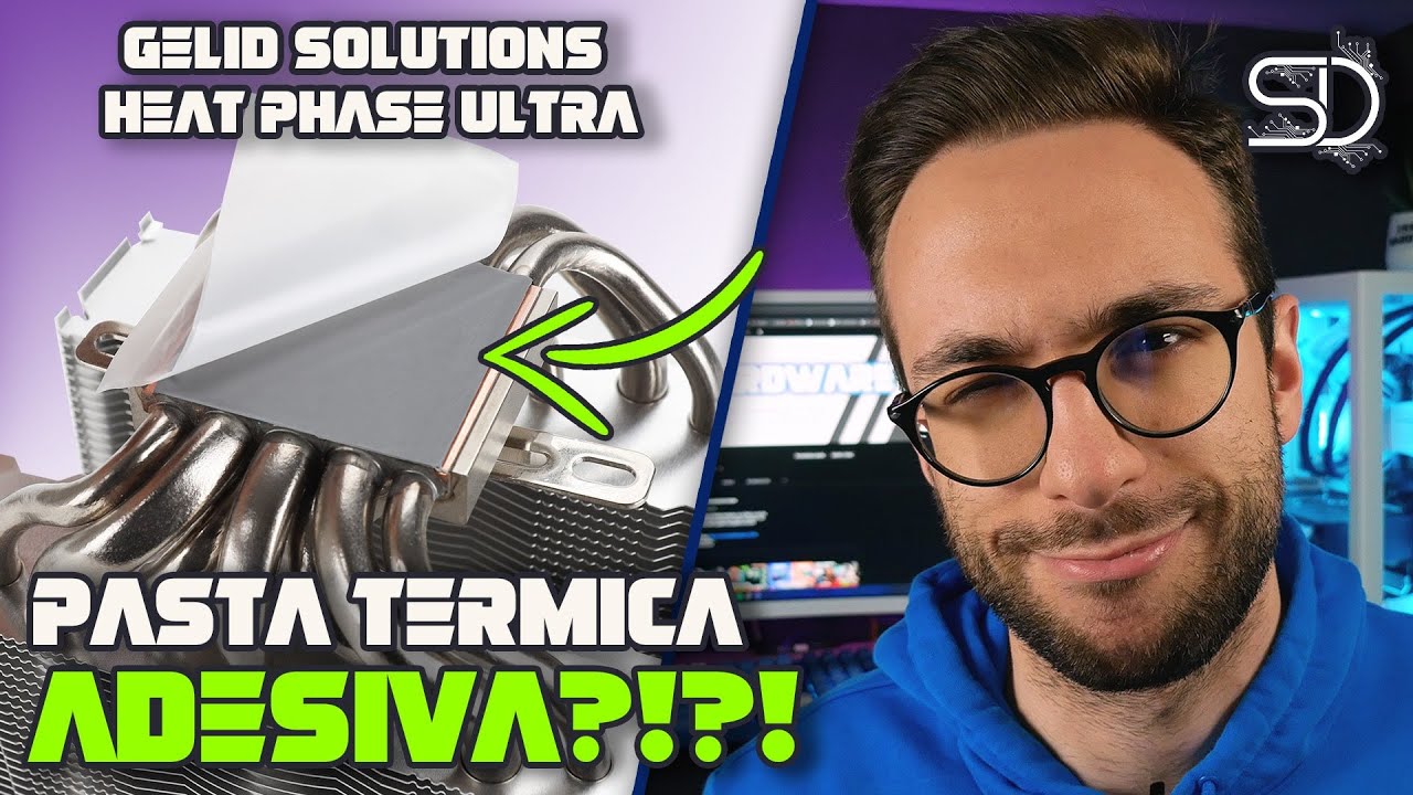 MA QUESTA E' PASTA TERMICA ADESIVA! GELID SOLUTIONS HEAT PHASE ULTRA ...