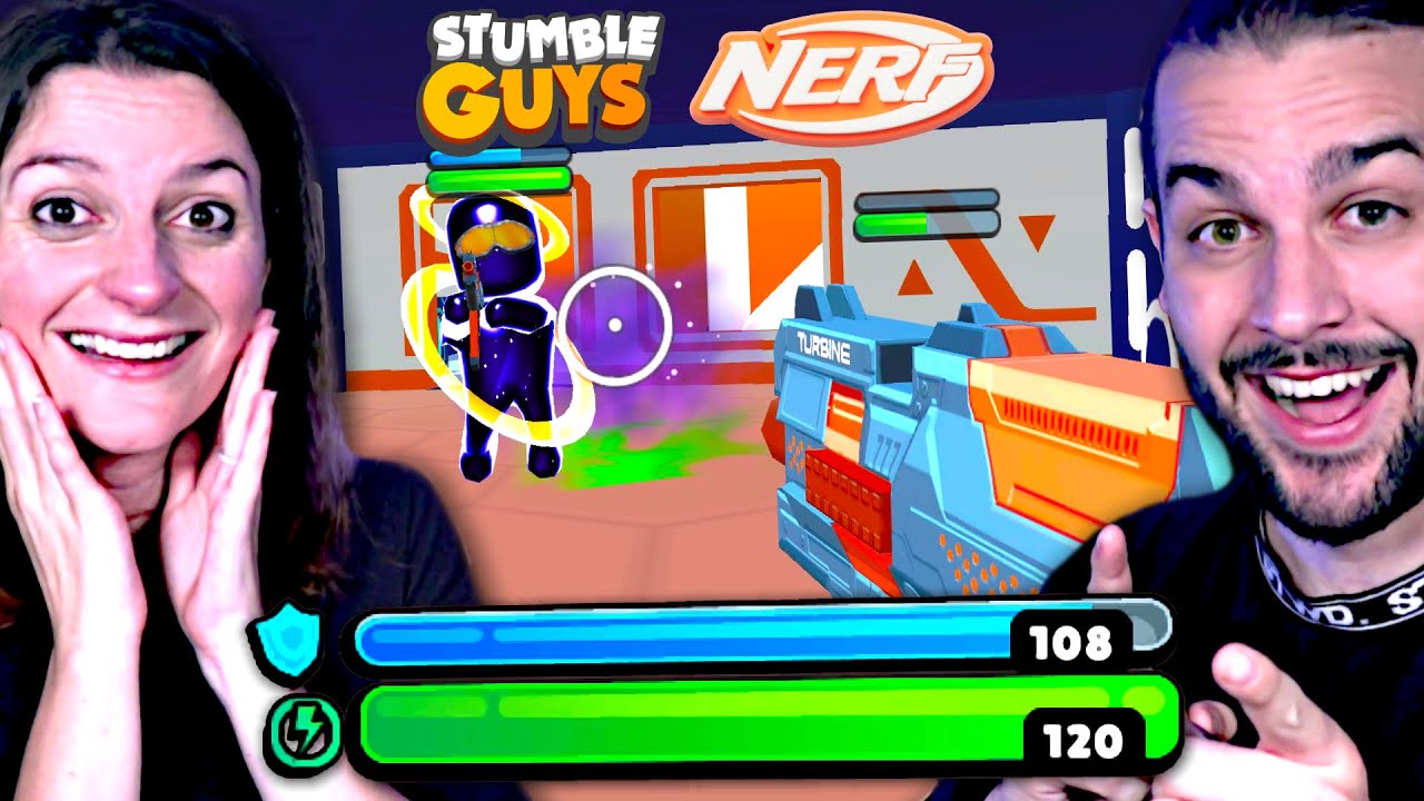 LA NOUVELLE MAP NERF EST ENFIN LA SUR STUMBLE GUYS ! NOUVEAUX SKINS ET ...