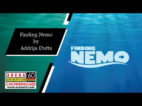 Finding Nemo - Movie Title Animation | Addrija Dutta | VFX Film Making - Arena Chowringhee
