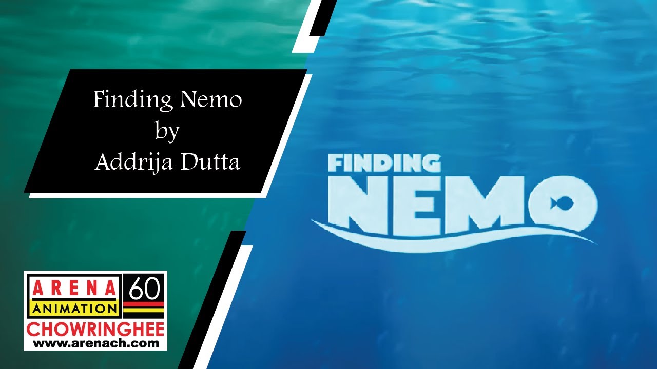 Finding Nemo - Movie Title Animation | Addrija Dutta | VFX Film Making ...