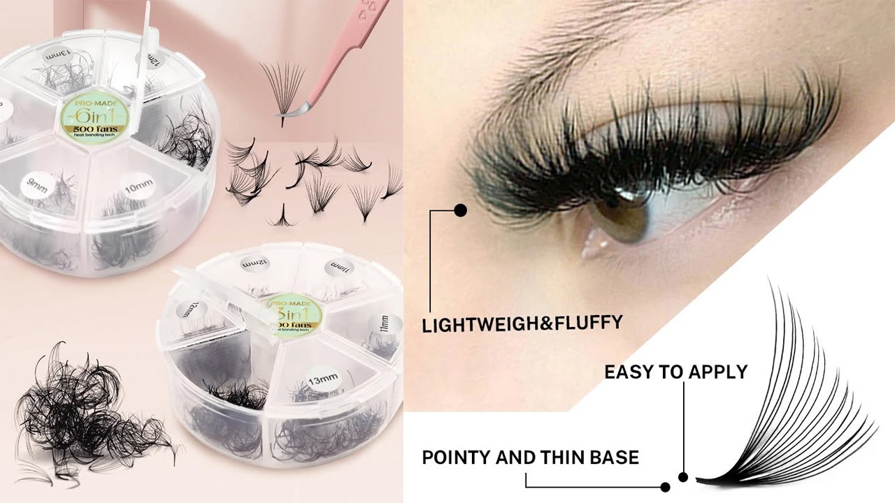 New 6 in 1 500 Loose Fans Premade Eyelash Extension|eyelash extensions ...