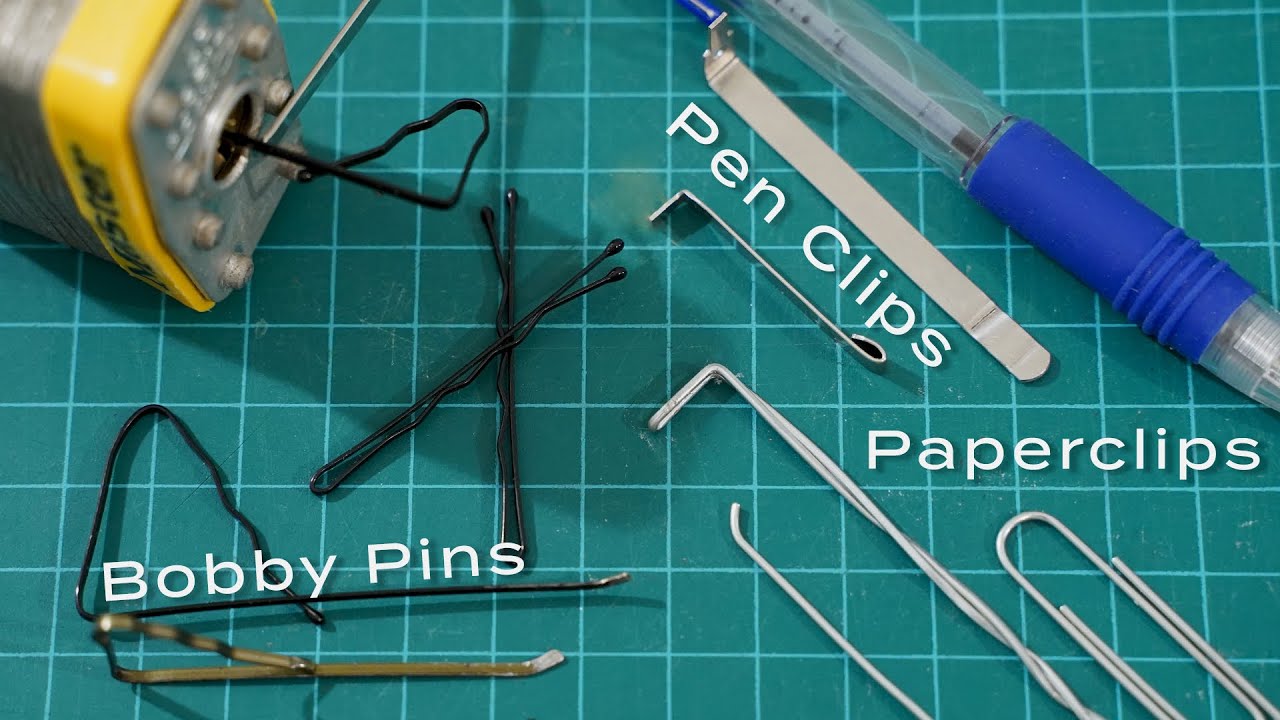 How to Make Improvised Lock Picks - YouTube