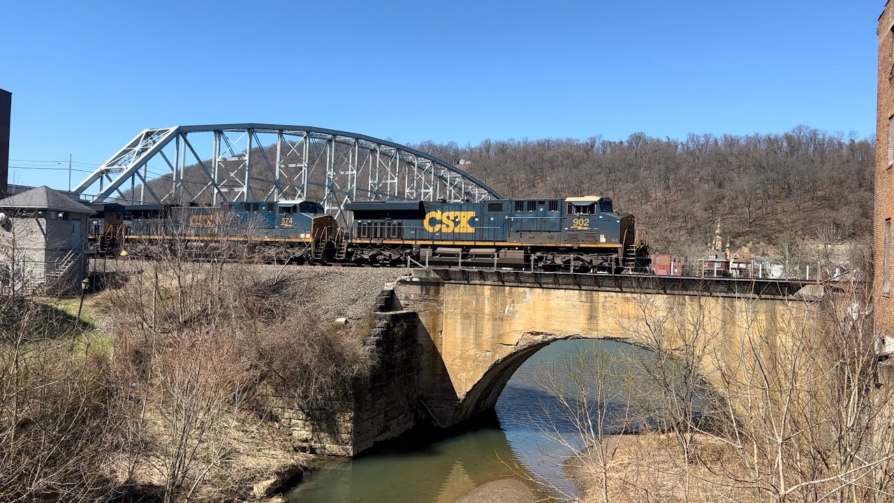 Documenting Combined Coal Trains On The NS Mon Line! Brownsville, PA ...