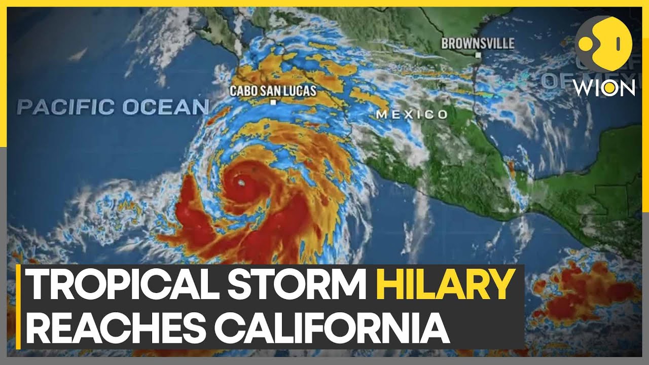 Tropical storm Hilary brings flooding in Southern California | WION ...