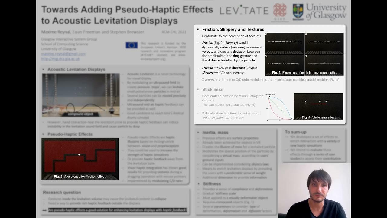 Towards Adding Pseudo-Haptic Effects to Acoustic Levitation Displays - YouTube