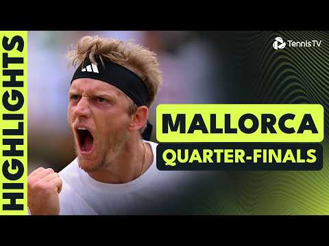 Dimitrov-Davidovich Fokina; Darderi, Borges, Marozsan Play | Mallorca 2026 Quarter-Final Highlights
