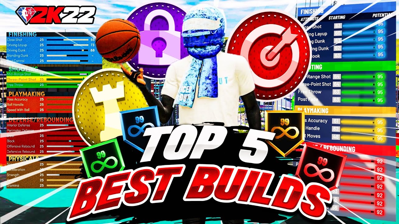 *NEW* TOP 5 BEST BUILDS IN NBA 2K22 SEASON 4! THE BEST DEMIGOD GUARD ...