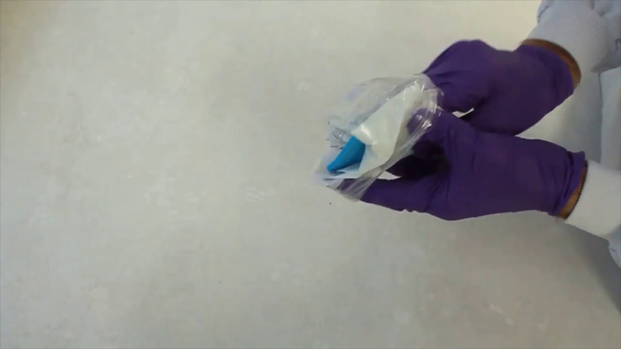 How to Use - Blue Hygiene Sponge for Environmental swabbing - YouTube