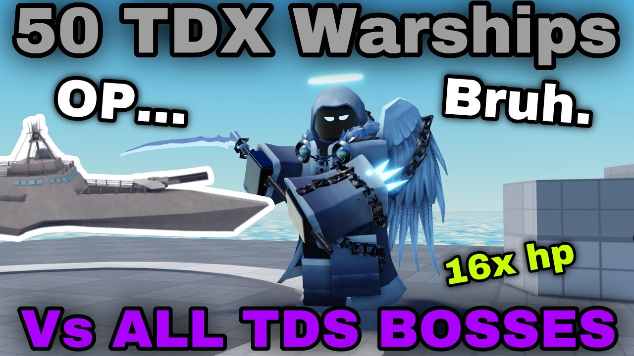50 TDX Warships Vs ALL TDS BOSSES with 16x HP… (who will win???) - YouTube