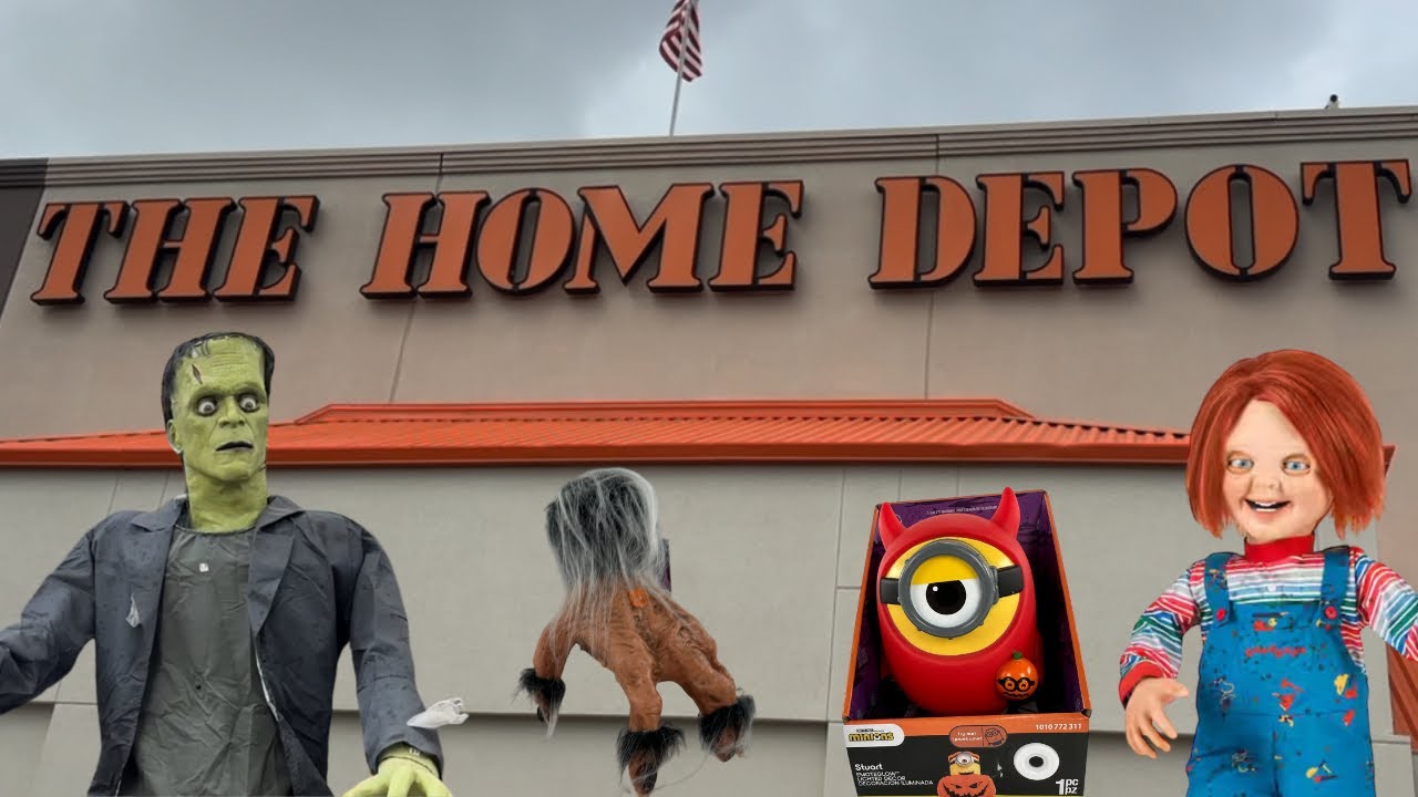 Spooky Halloween Decor from Home Depot - YouTube