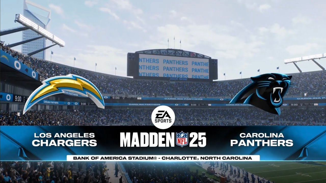 Chargers vs Panthers Week 2 Simulation (Madden 25 PS5) - YouTube