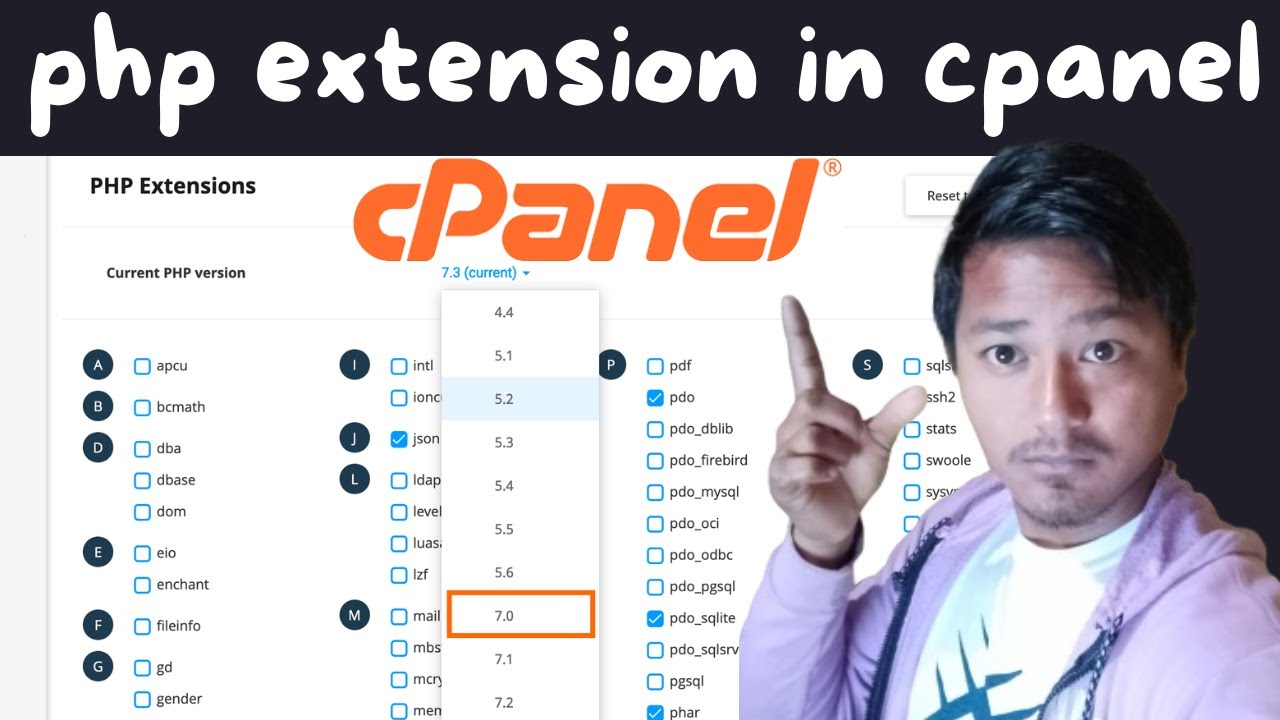 How to Enable and Disable php Extension in cPanel - YouTube